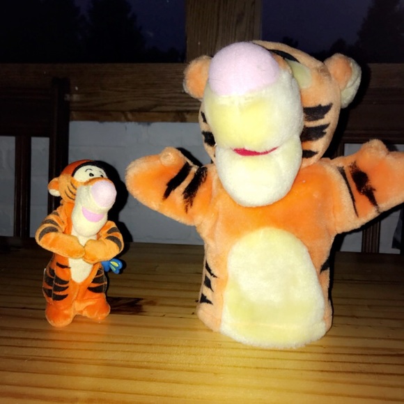 Disney | Other | Lot Of 2 Vintage Tigger Puppet Hopping Tigger | Poshmark